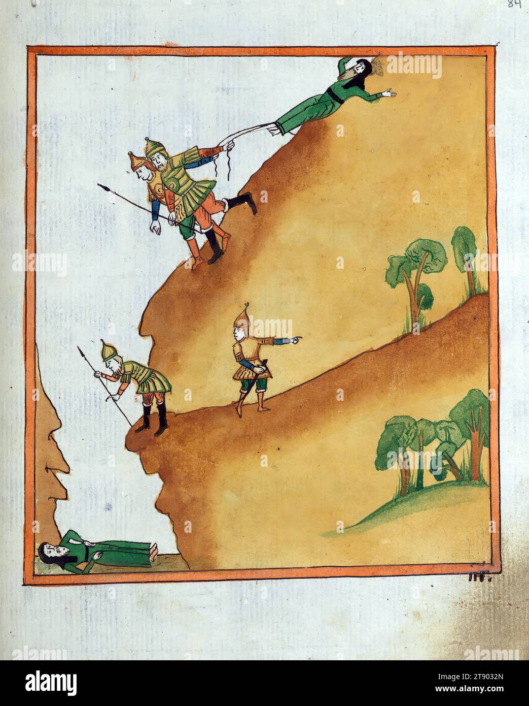 Monk dragged off cliff hi-res stock photography and images - Alamy