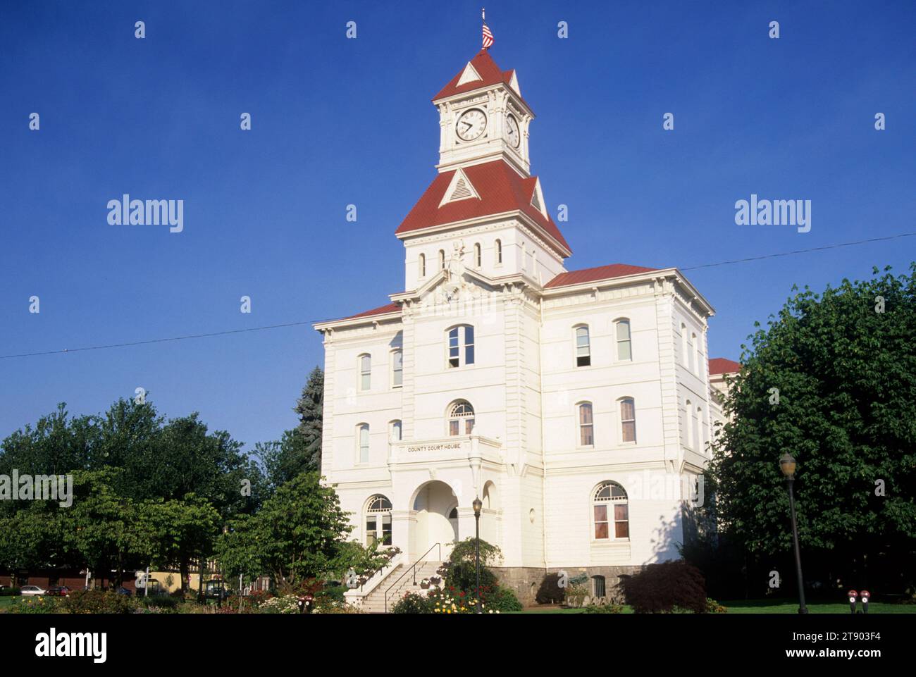 Benton County Courthouse, Corvallis, Oregon Stock Photo - Alamy