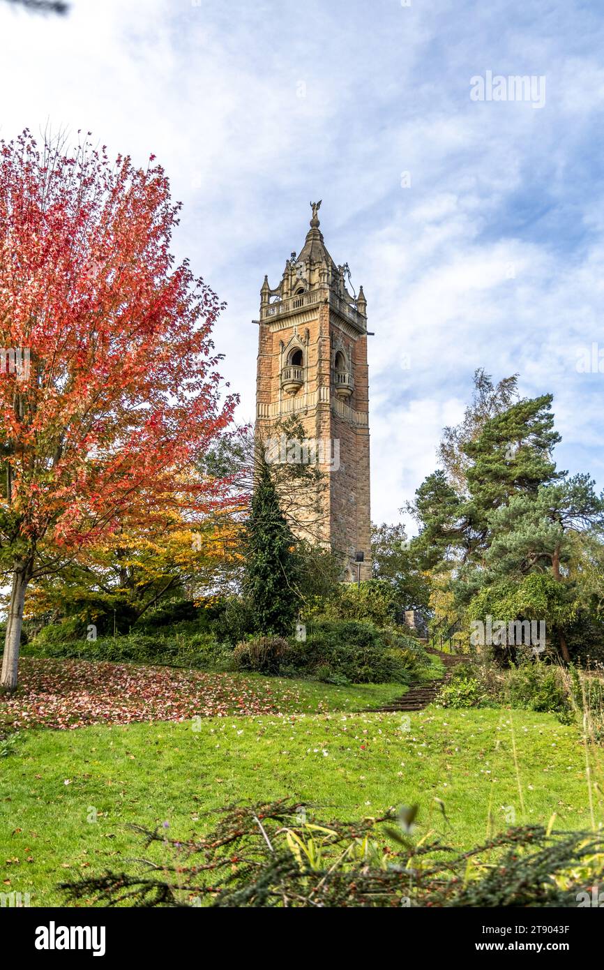 A view of the historic Cabot Tower, located in Brandon Hill Park Stock ...