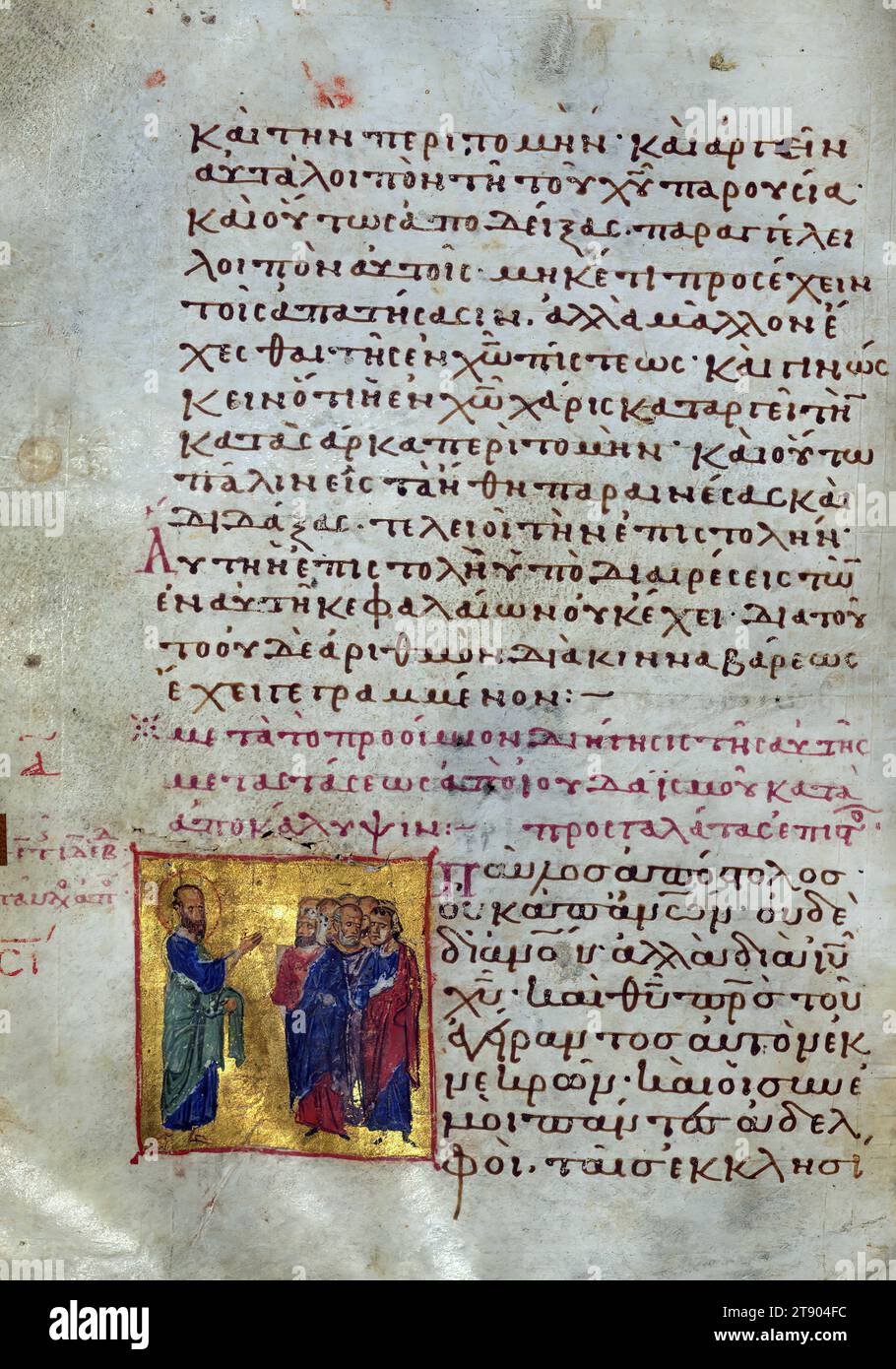 Acts and Epistles, Title page of the Epistle to the Galatians, This ...