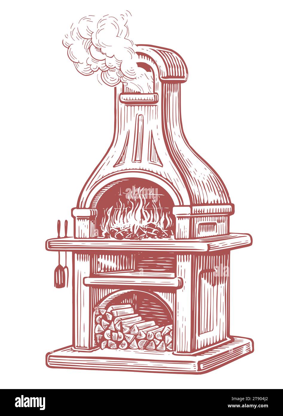 Backyard court Stock Vector Images - Alamy