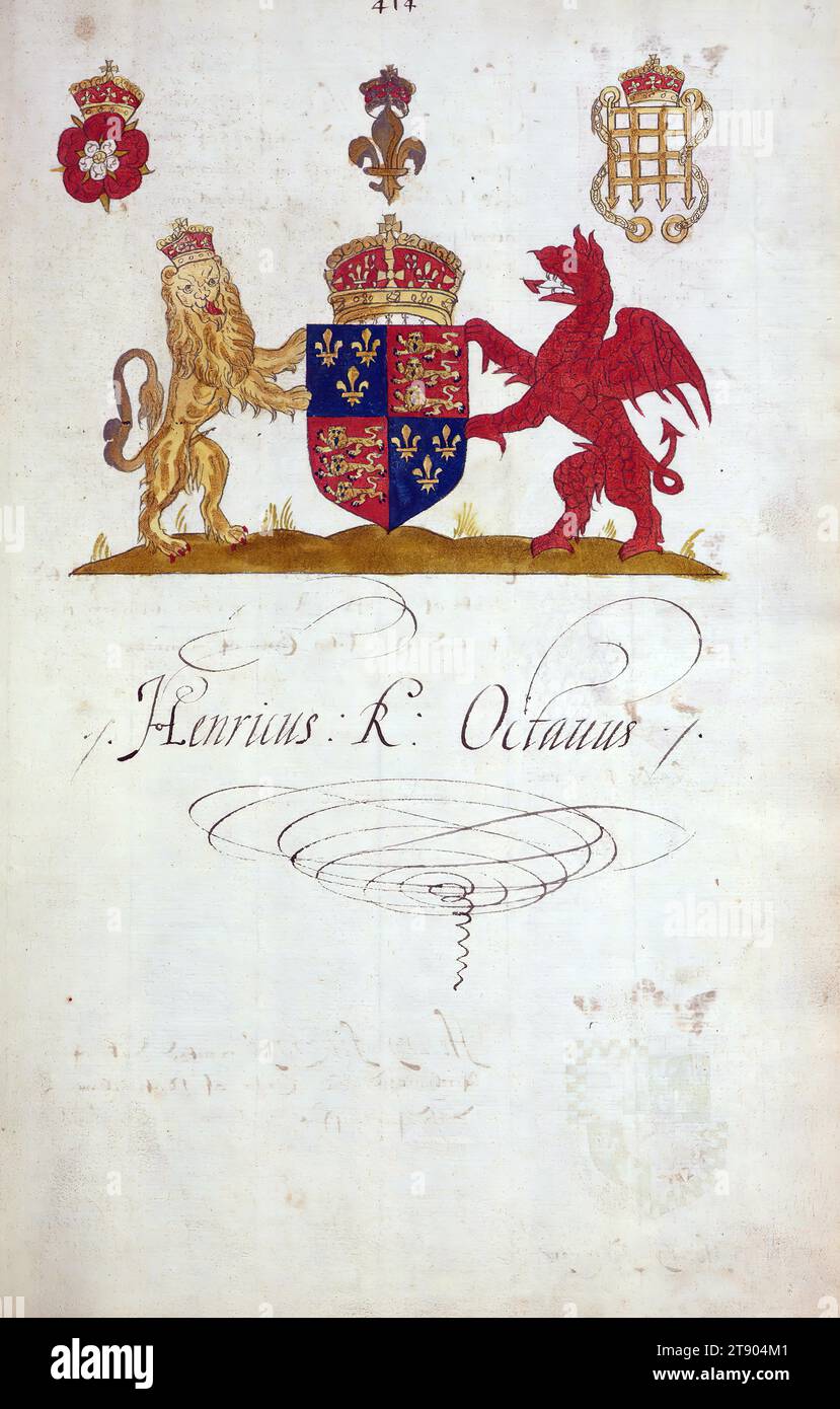 Book of English heraldry, Arms of Henricus Rex Octavus, This book of ...
