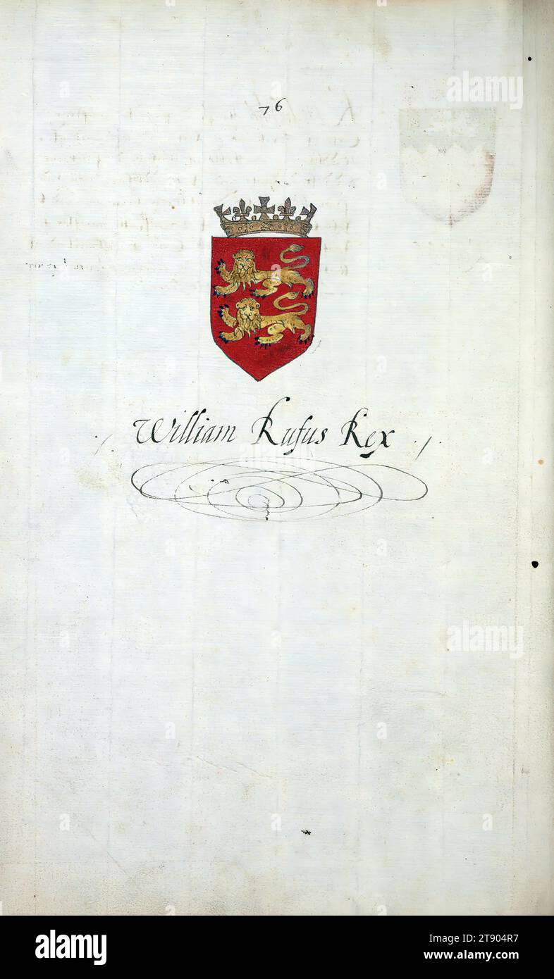 William rufus manuscript hi-res stock photography and images - Alamy