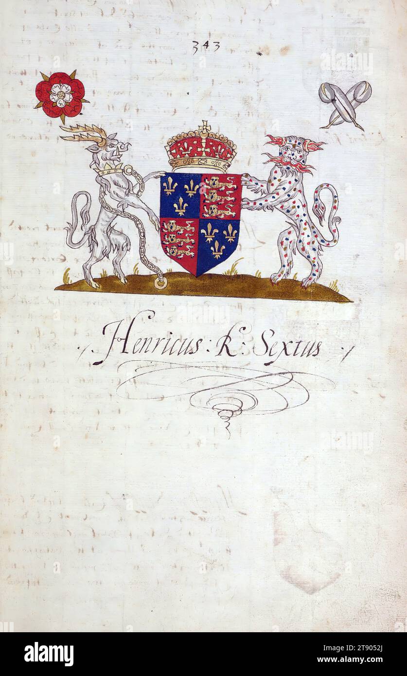 Book of English heraldry, Arms of Henricus Rex Sextus, This book of ...