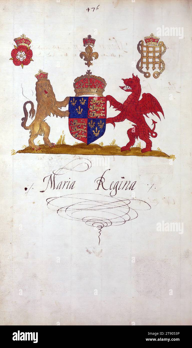 Book of English heraldry, Arms of Maria Regina, This book of English ...