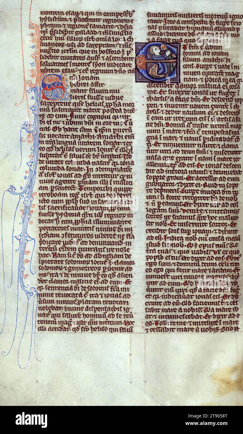 Bible, Jonah and the whale, This pocket-size Bible was created around ...