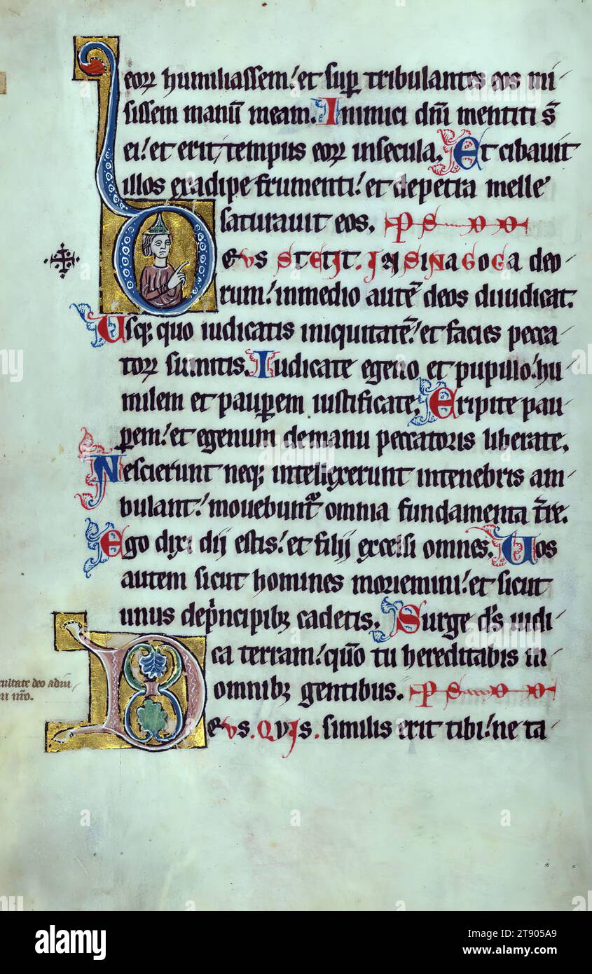 Gallican psalter hi-res stock photography and images - Alamy