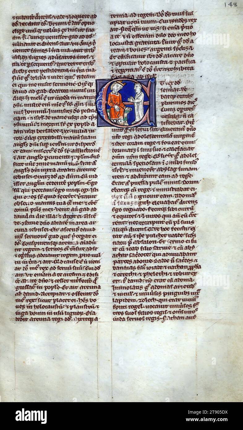 Bible, David with Abishag, This pocket-size Bible was created around ...