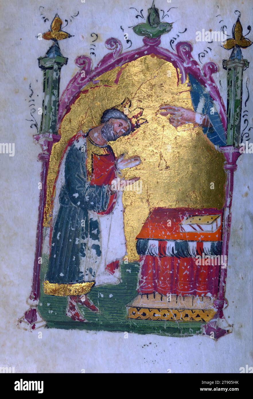 Book of Hours, King David Praying, Illustrated Books of Hours in Greek ...