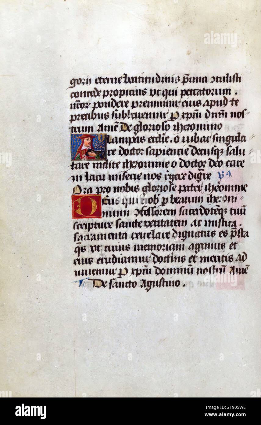 Prayer book, St. Jerome, This early sixteenth-century illuminated ...