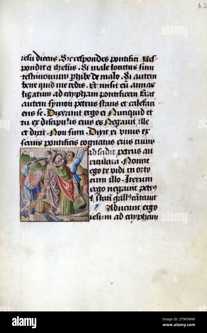 Prayer book, Kiss of Judas, This early sixteenth-century illuminated ...