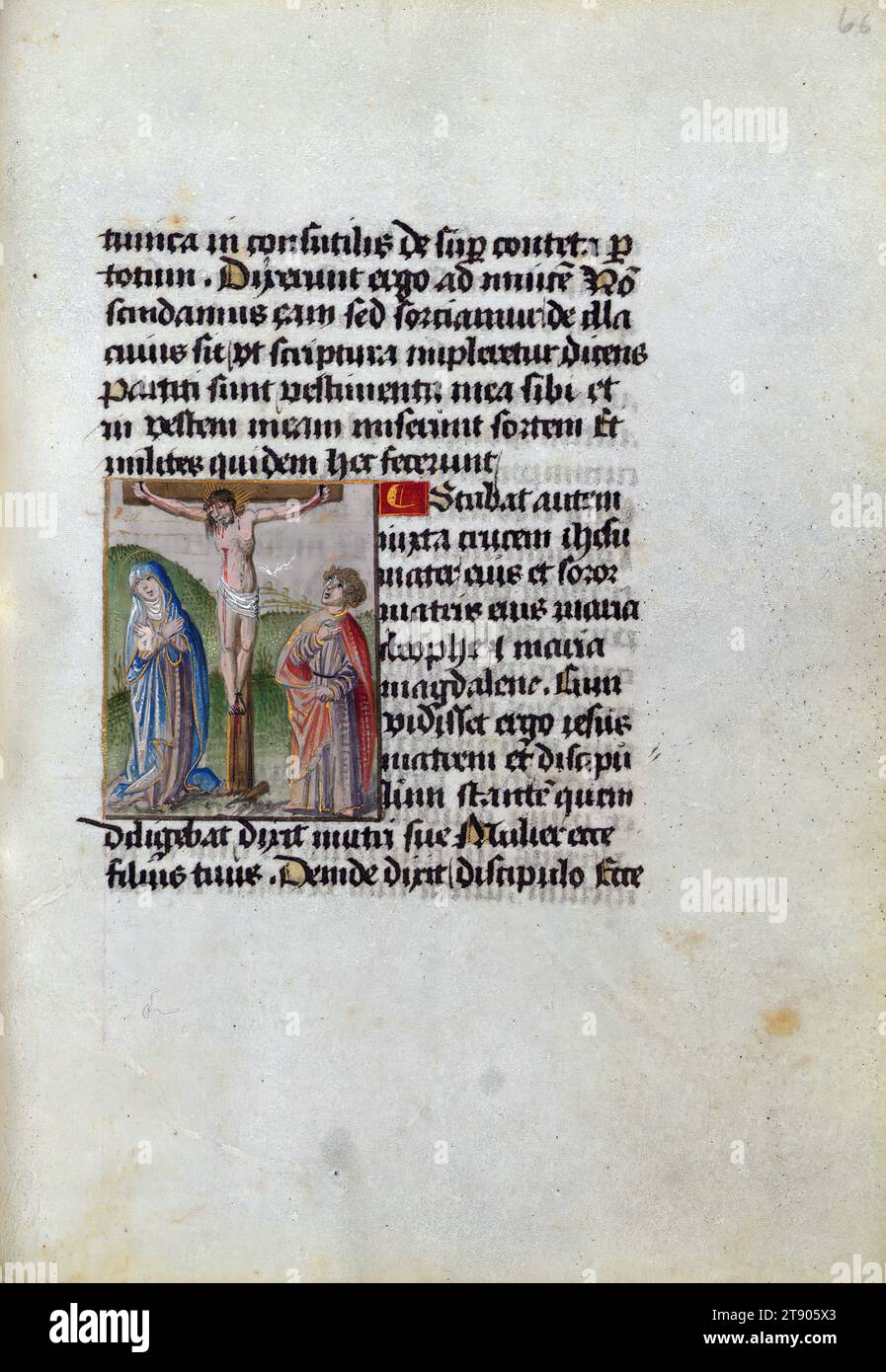 Prayer book, Crucifixion, This early sixteenth-century illuminated ...