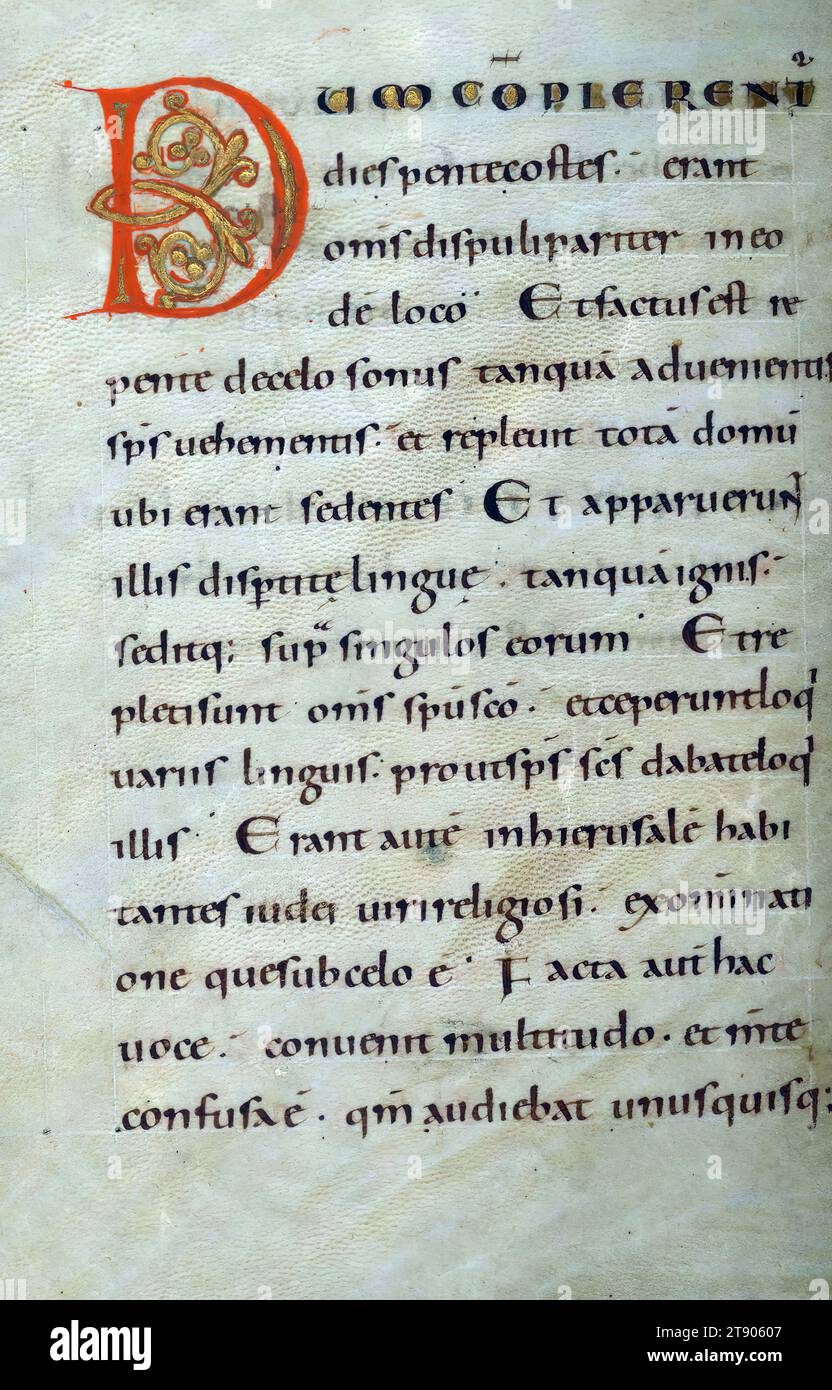 Lectionary, Initial D, This Lectionary was created ca. 1000 in Trier ...