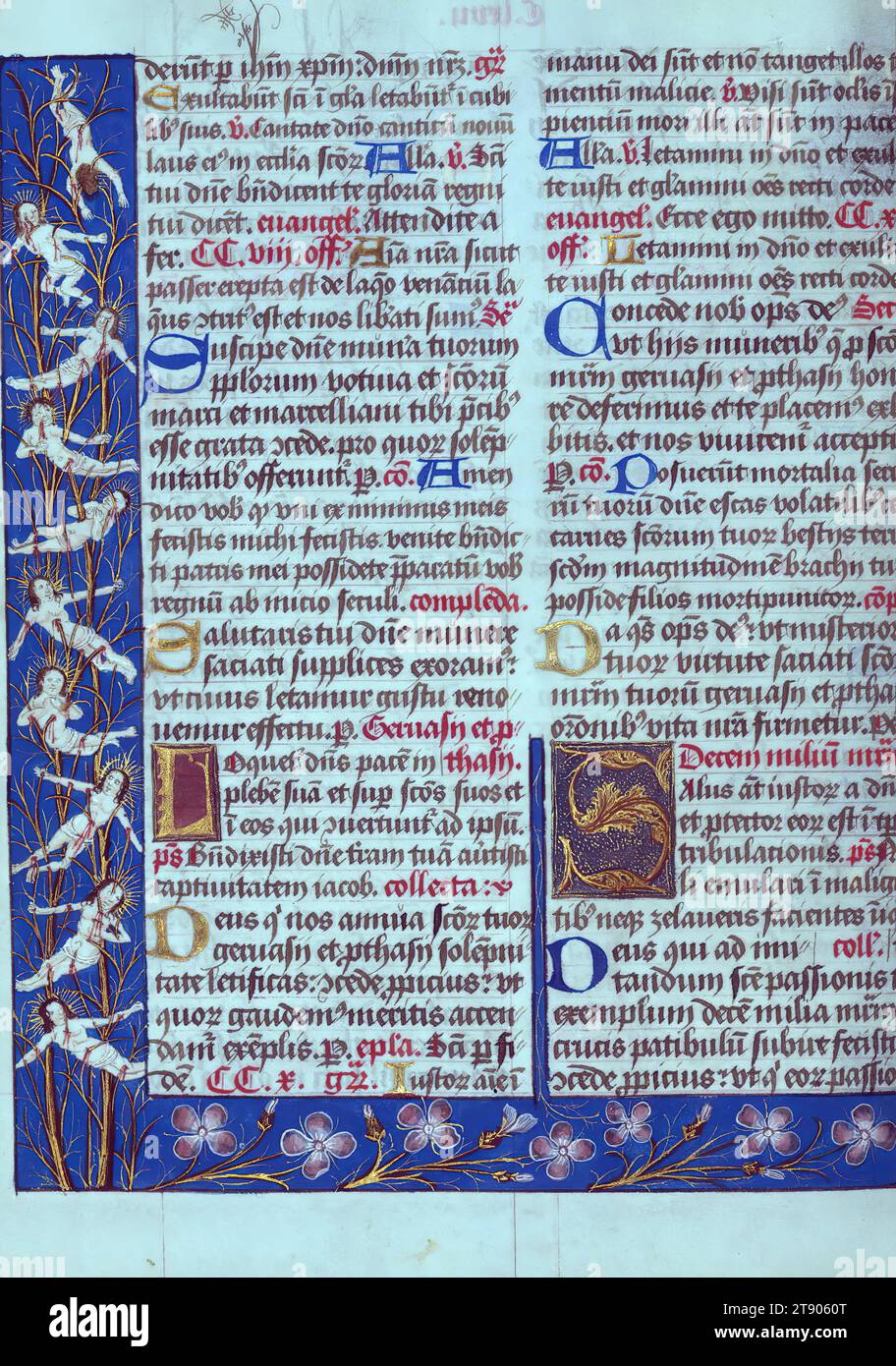 Masters of the Dark Eyes Missal, Ten thousand martyrs, This Latin ...