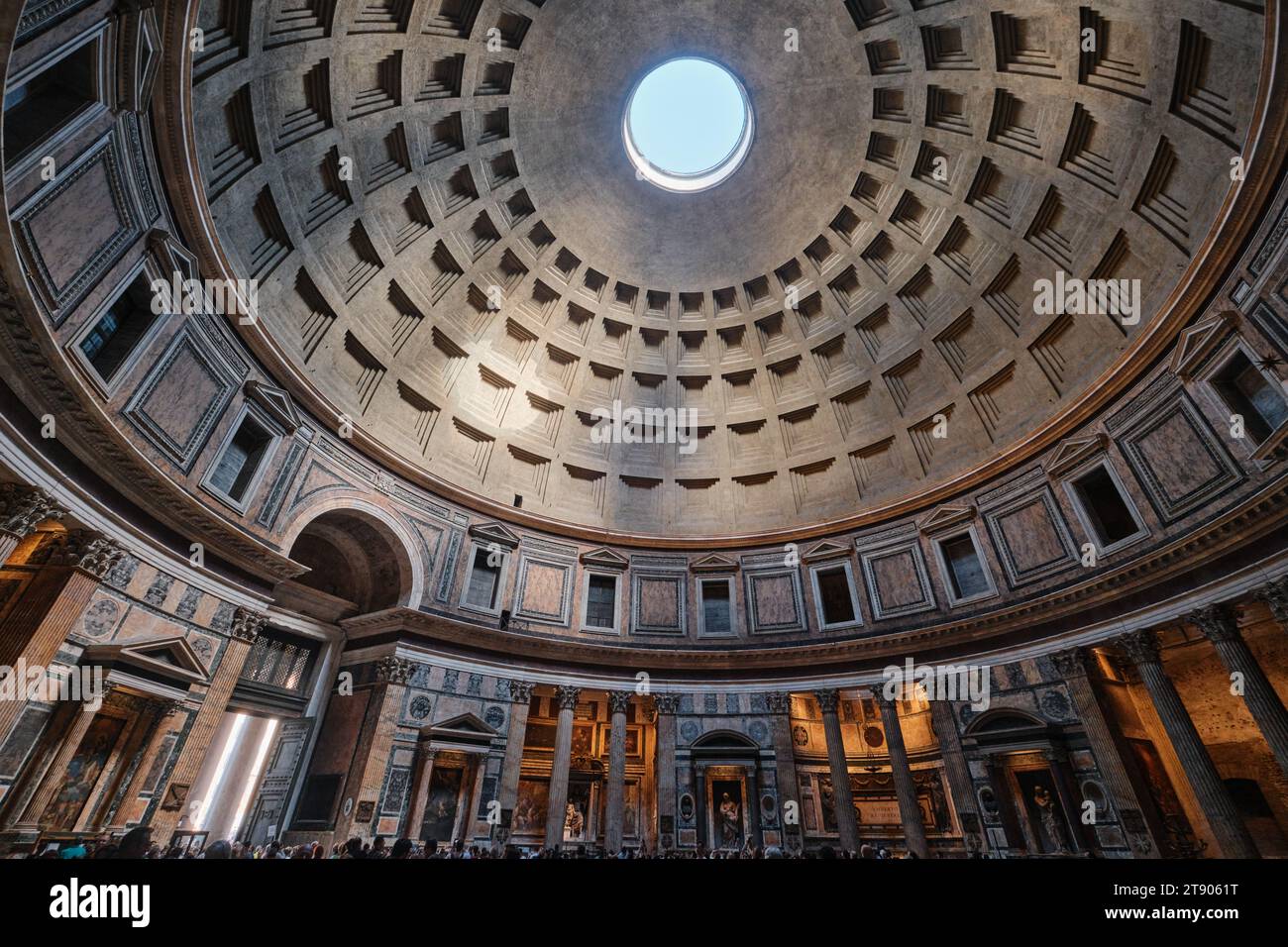 Rome, Italy - November 2 2023: Interior view of the magnificent ancient ...