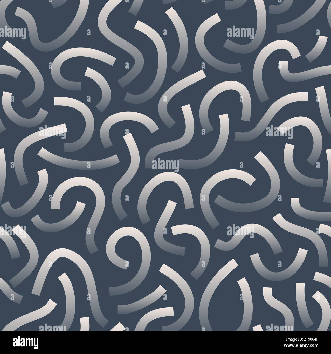 White gradient curved lines isolated on dark grey background ...