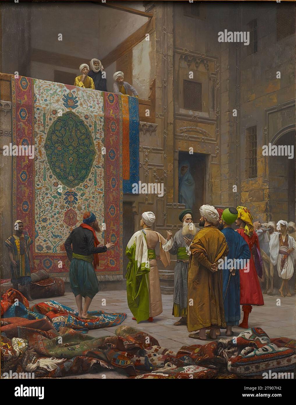 Carpet merchant depicts hi-res stock photography and images - Alamy