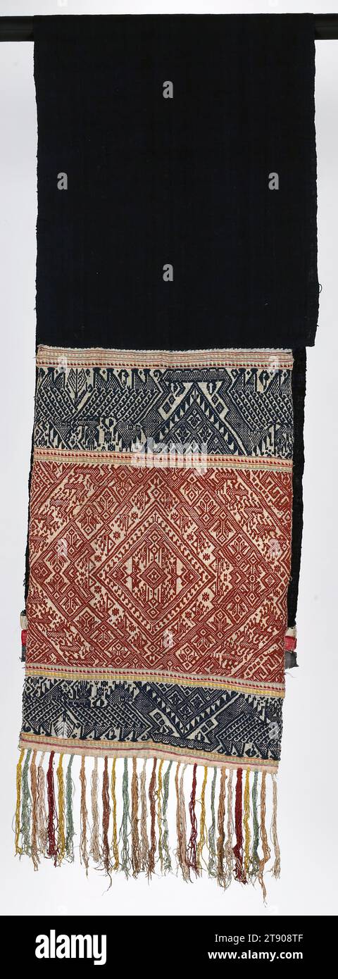 Shoulder cloth (pa biang), late 19th century, 82 3/4 x 16 5/8 in. (210. ...