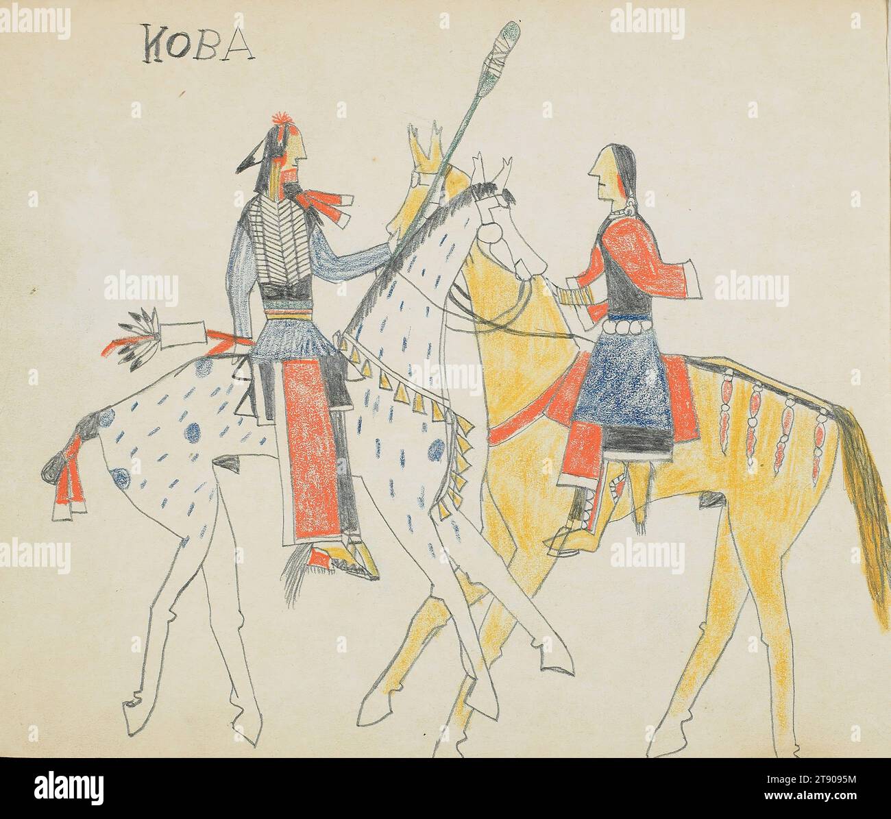 Kiowa artist koba created hi-res stock photography and images - Alamy
