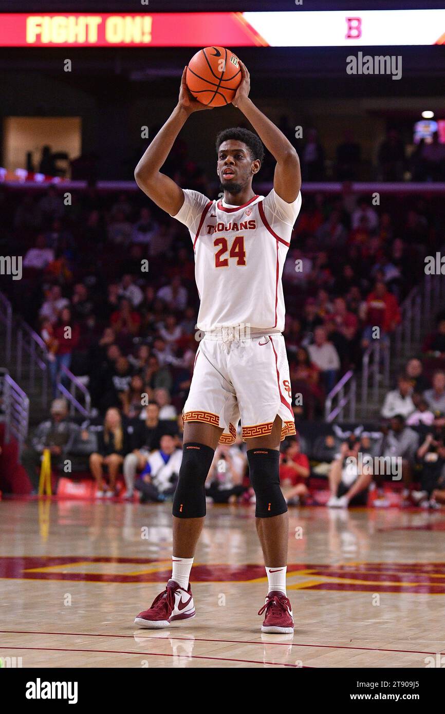 LOS ANGELES, CA - NOVEMBER 19: USC Trojans forward Joshua Morgan (24 ...