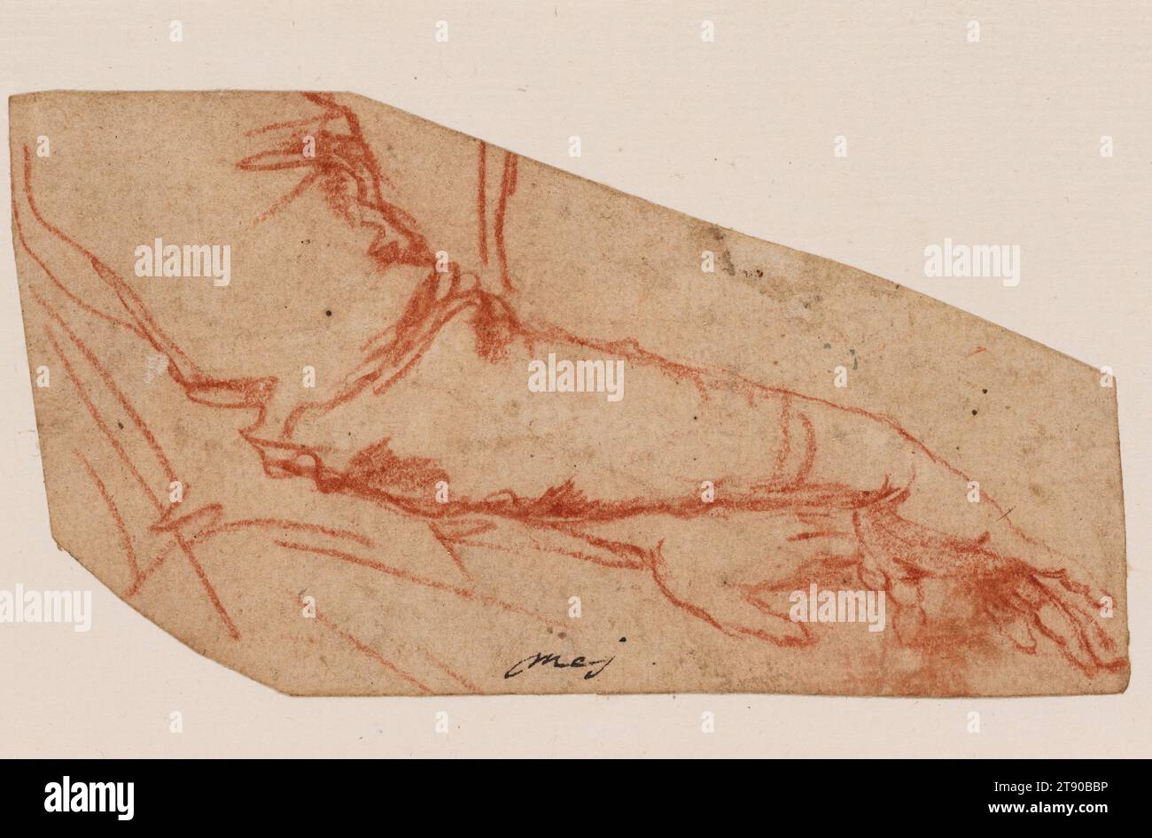 Study of an Arm and Hands Playing an Organ, 1609, Attributed to ...