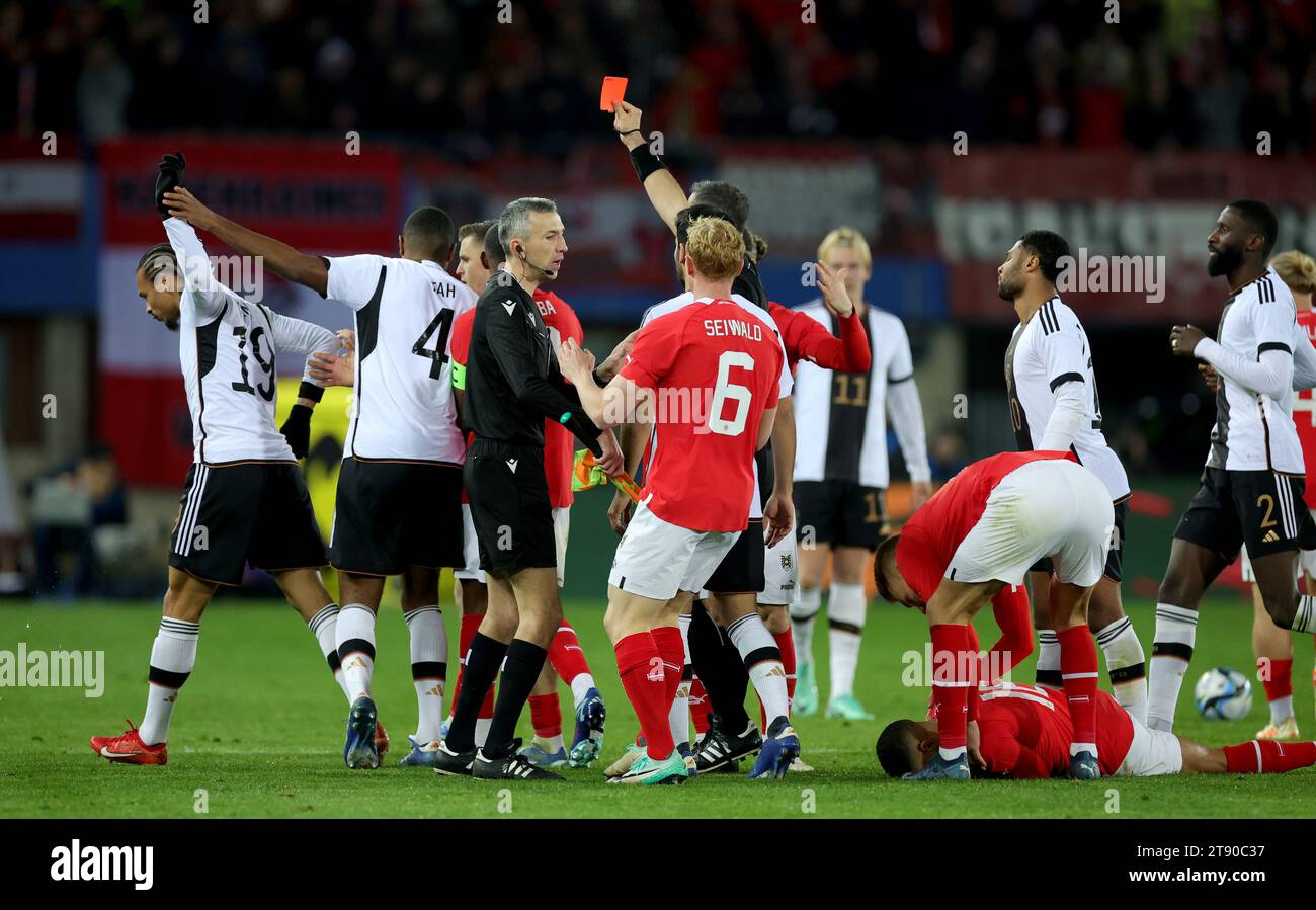 Wien, Austria. 21st Nov, 2023. Soccer: International match, Austria ...