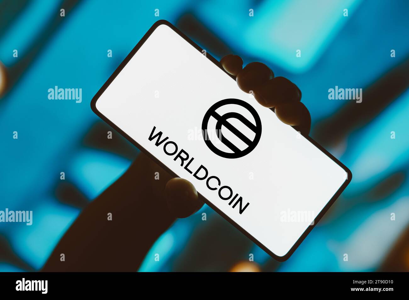 Worldcoin logo hi-res stock photography and images - Alamy