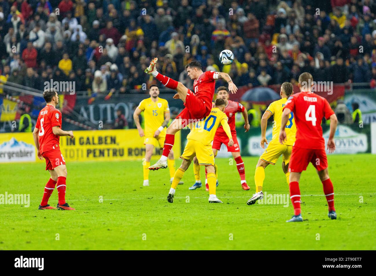 Bucharest, Romania. 22nd Nov, 2023.Darius Olaru of Romania, Renato ...