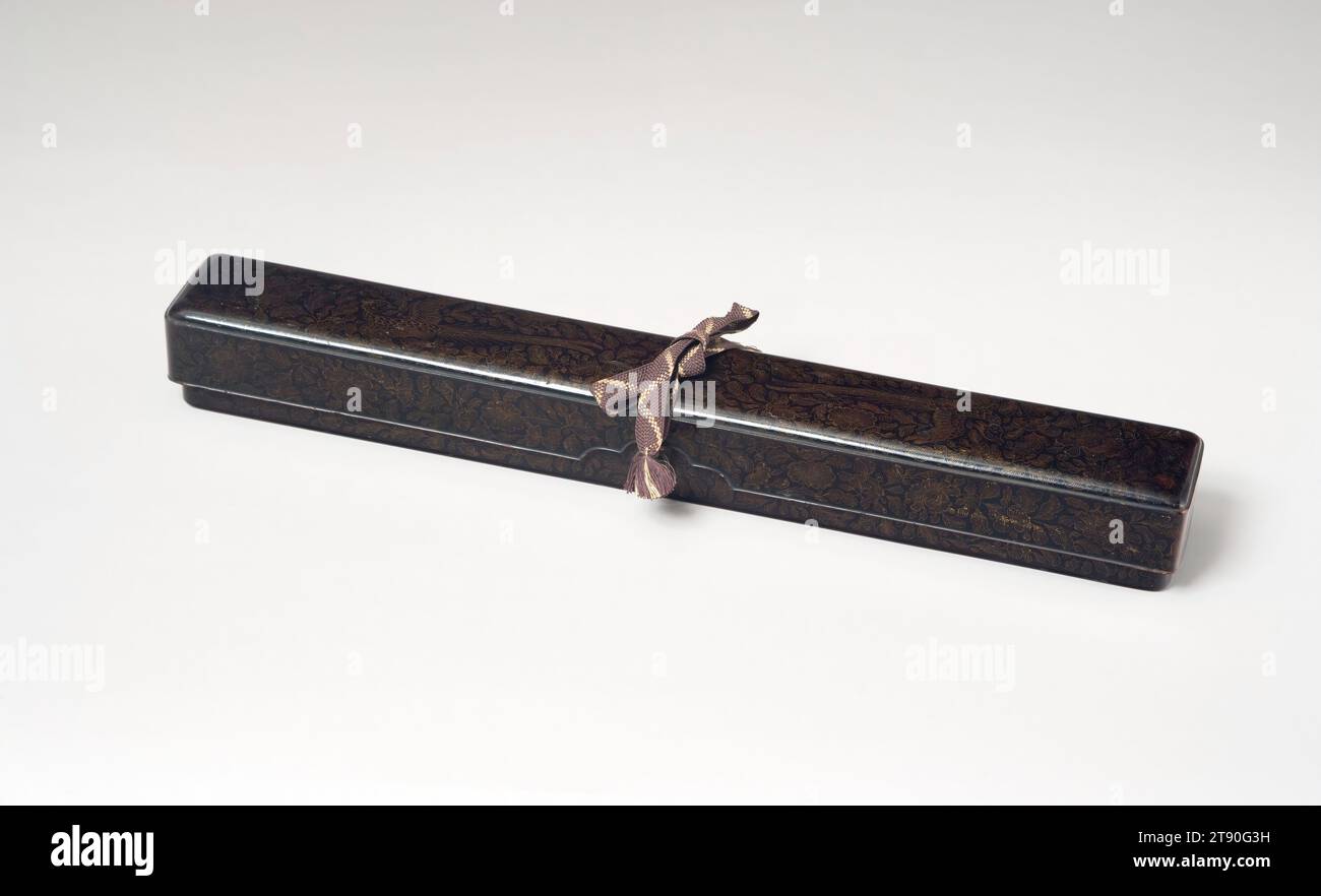Scroll box with incised design of Phoenix, 18th century, Unknown ...