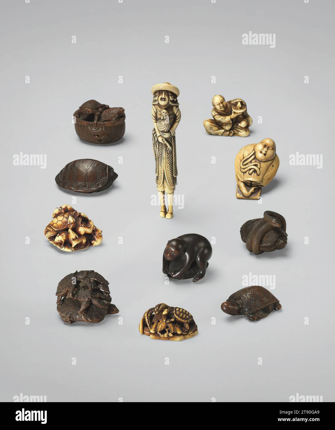 Retracted turtle, late 18th-19th century, Unknown Japanese, 9/16 × 1 3/ ...