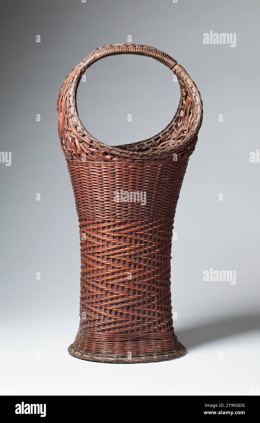 Basket in armor plaiting, 1930s - 1940s, Hayakawa Seichikusai, Japanese ...