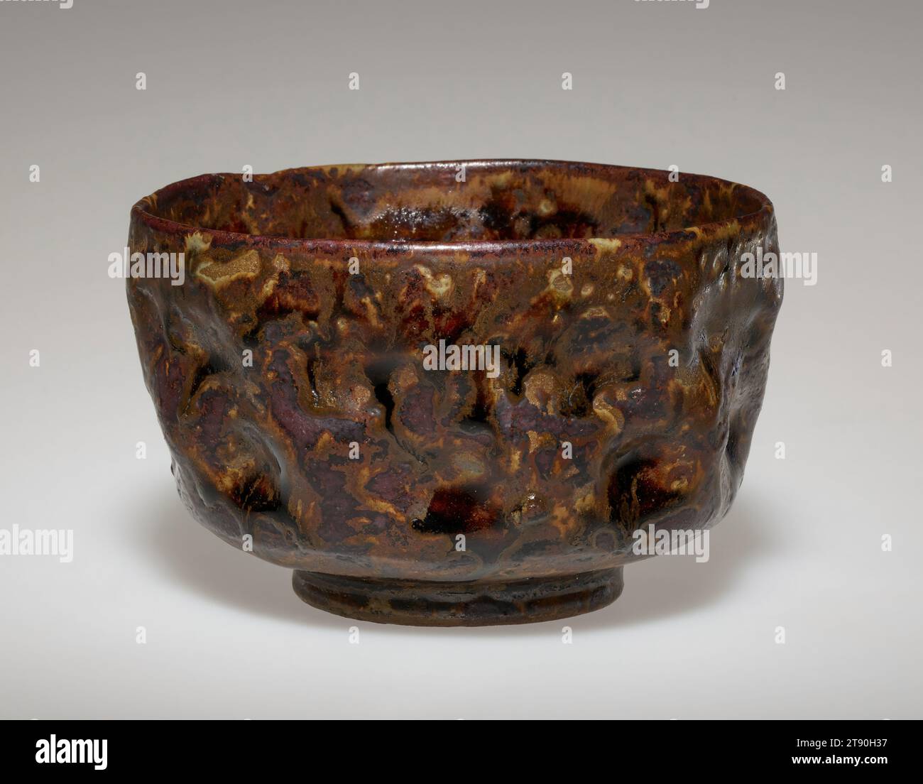 Tea bowl with indentations, 18th - 19th century, Unknown Japanese, 3 x ...