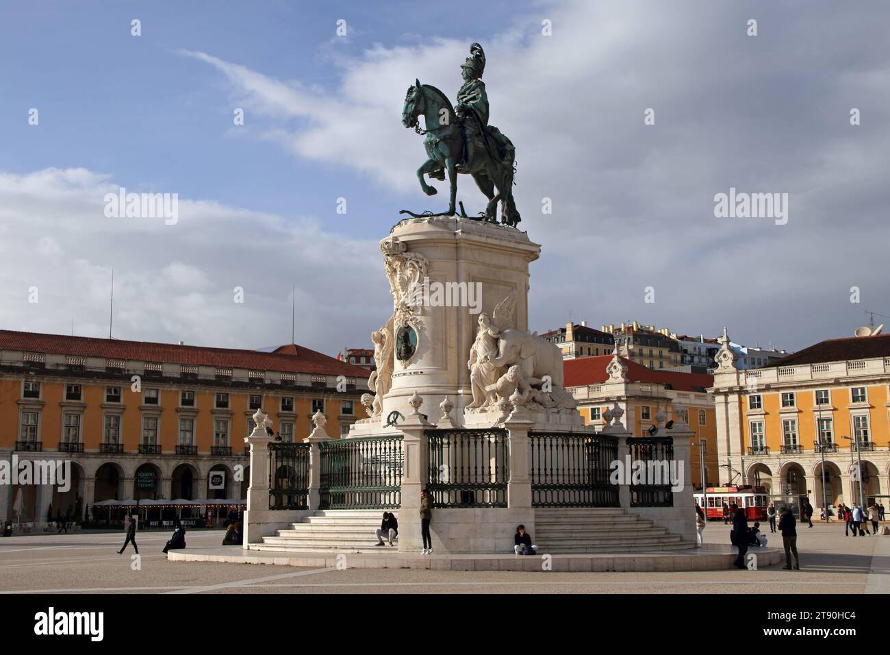 The largest square in portugal hi-res stock photography and images - Alamy