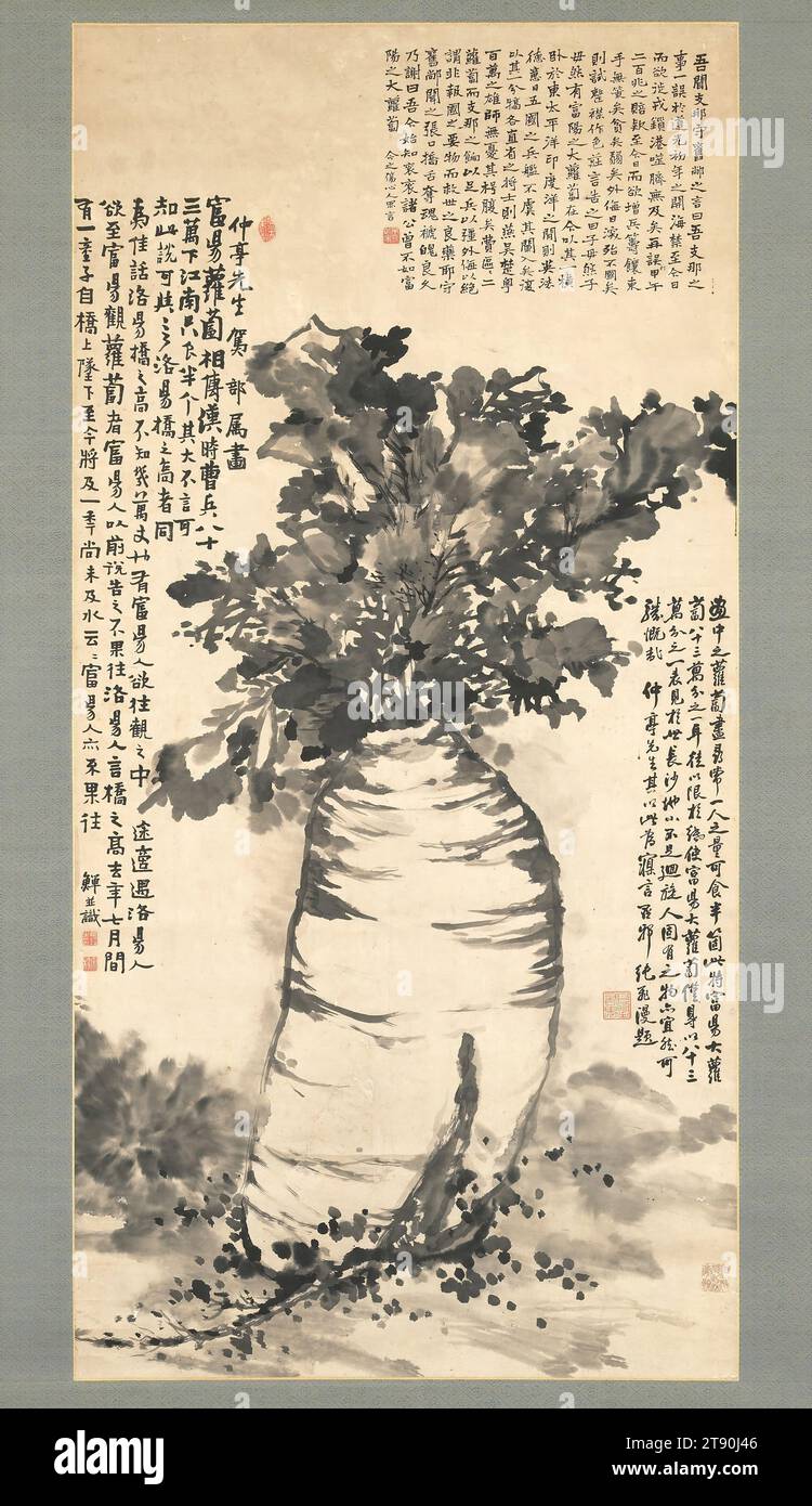 The Giant Rutabaga from Fu-Yang, c. 1715, Li Shan, Chinese, 1686-1756 ...