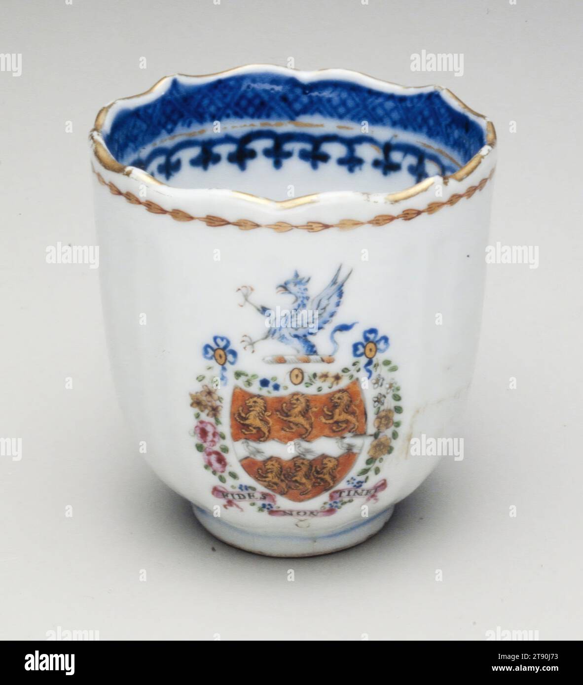 Teacup, c. 1755, 2-1/2 x 3-3/8 x 2-5/16, Porcelain, China, 18th century ...