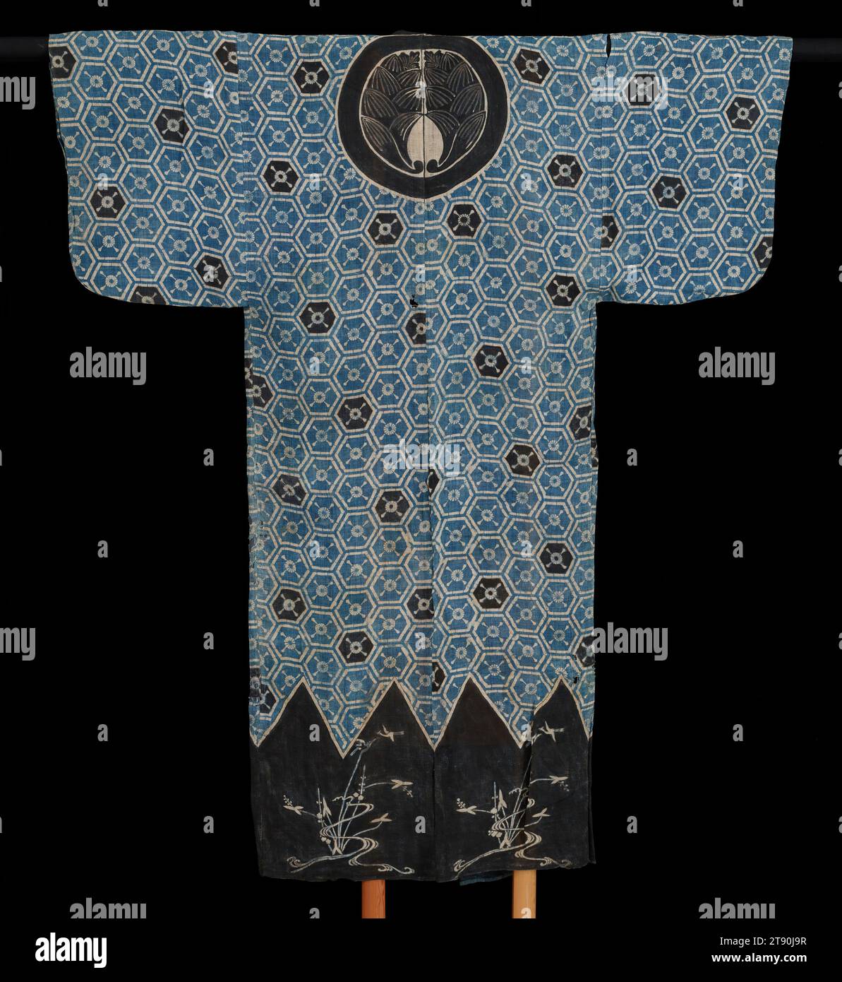 Hooded kimono (katsugi), mid 19th century, Unknown Japanese, 54 1/4 × ...