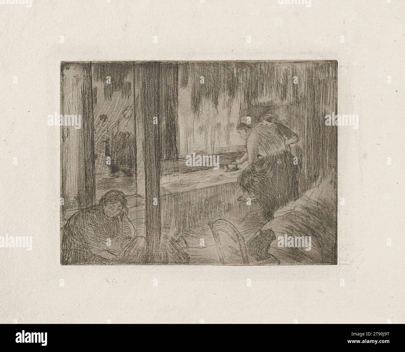 Edgar degas depicts women working hi-res stock photography and images ...