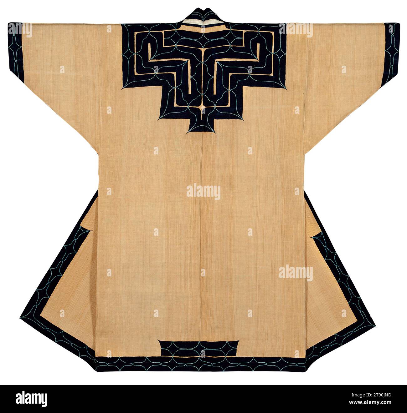 Attush robe with light-blue appliqué, late 19th century, Unknown ...