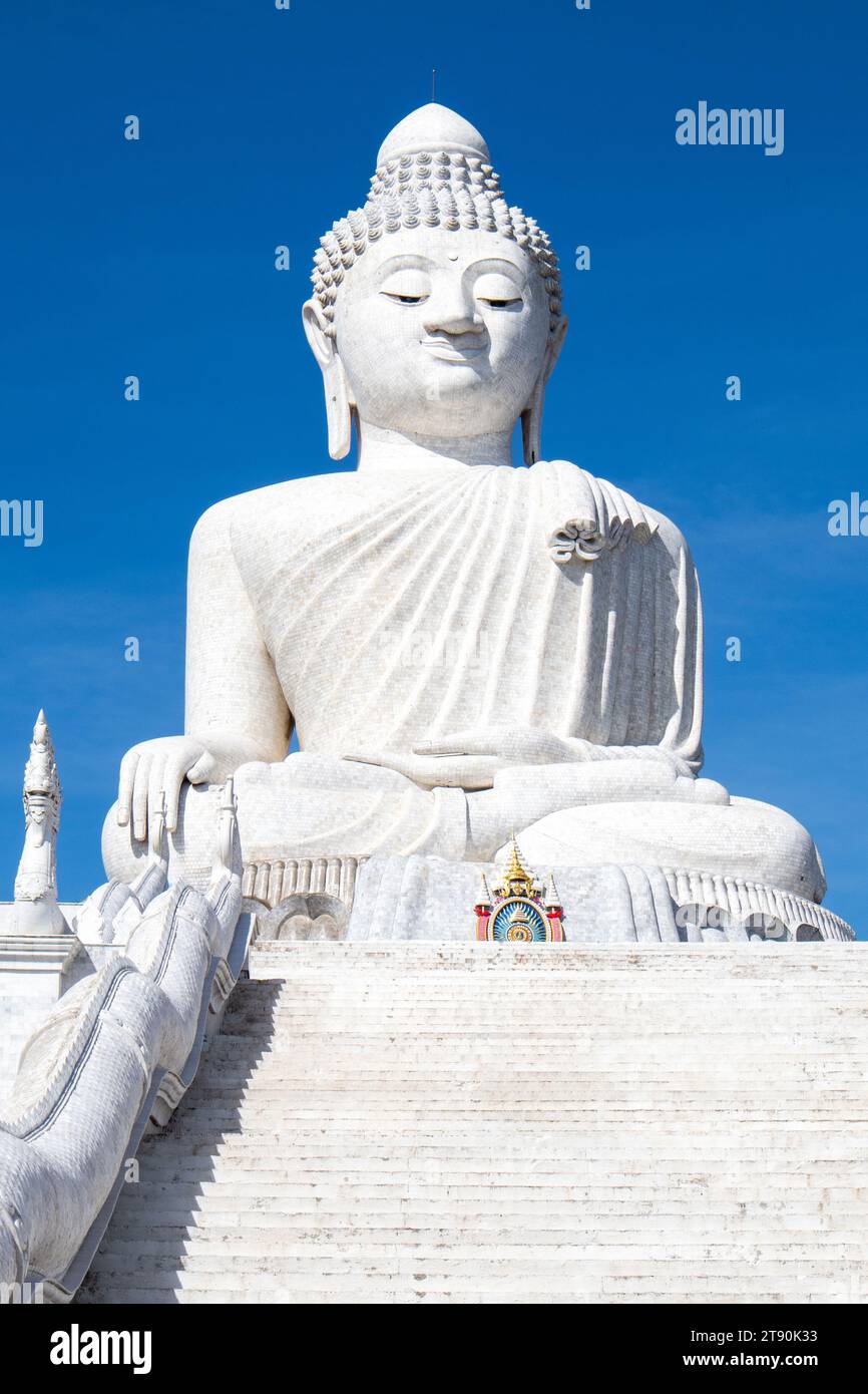 Phuket, Thailand - November 6, 2023: White marble Phuket Big Buddha ...