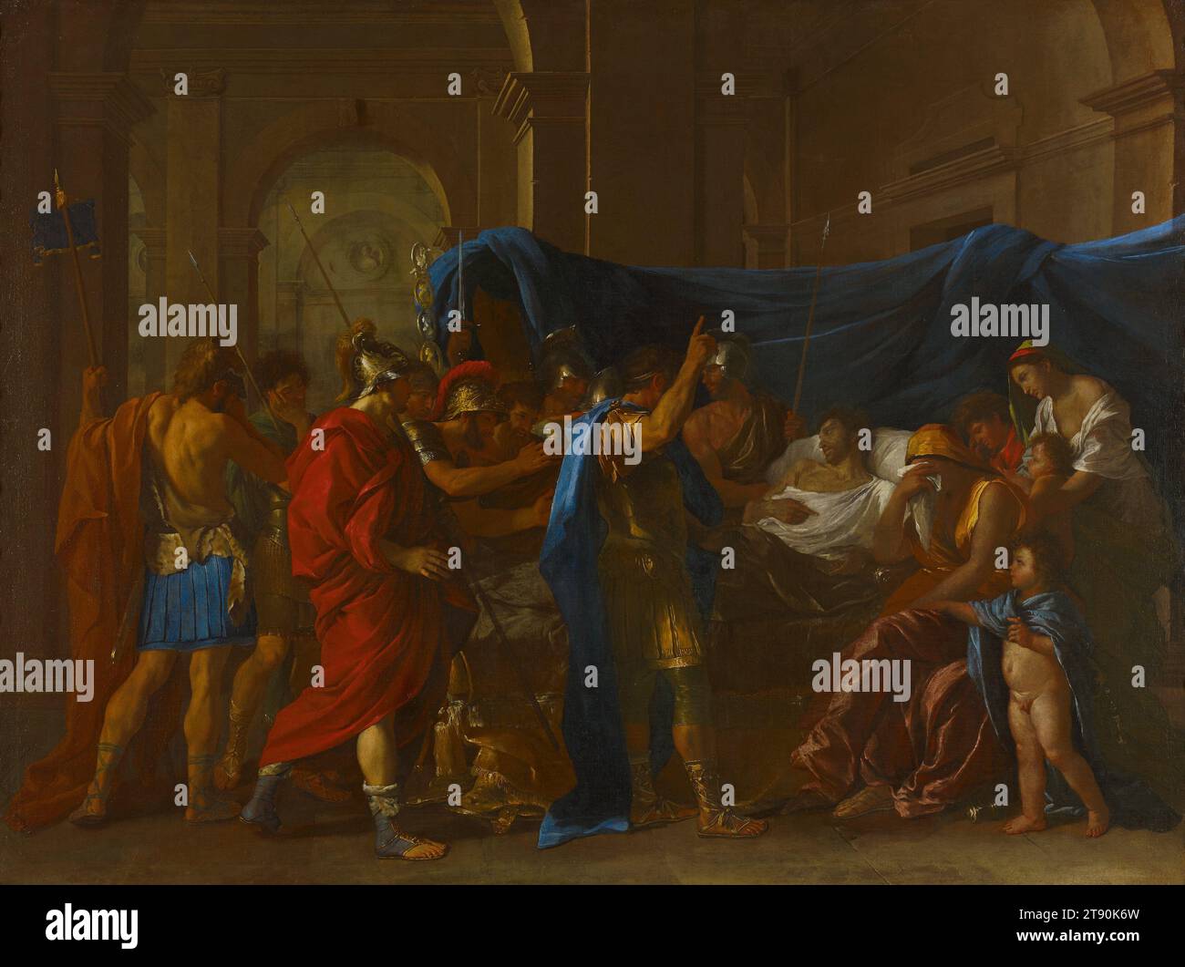 The Death of Germanicus, 1627, Nicolas Poussin, French, 1594–1665, 58 1 ...