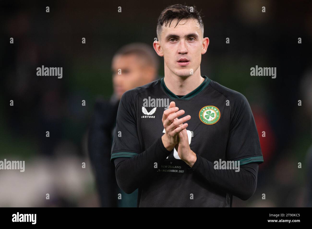 Dublin, Ireland. 21st Nov, 2023. Jamie McGrath of Ireland during the ...