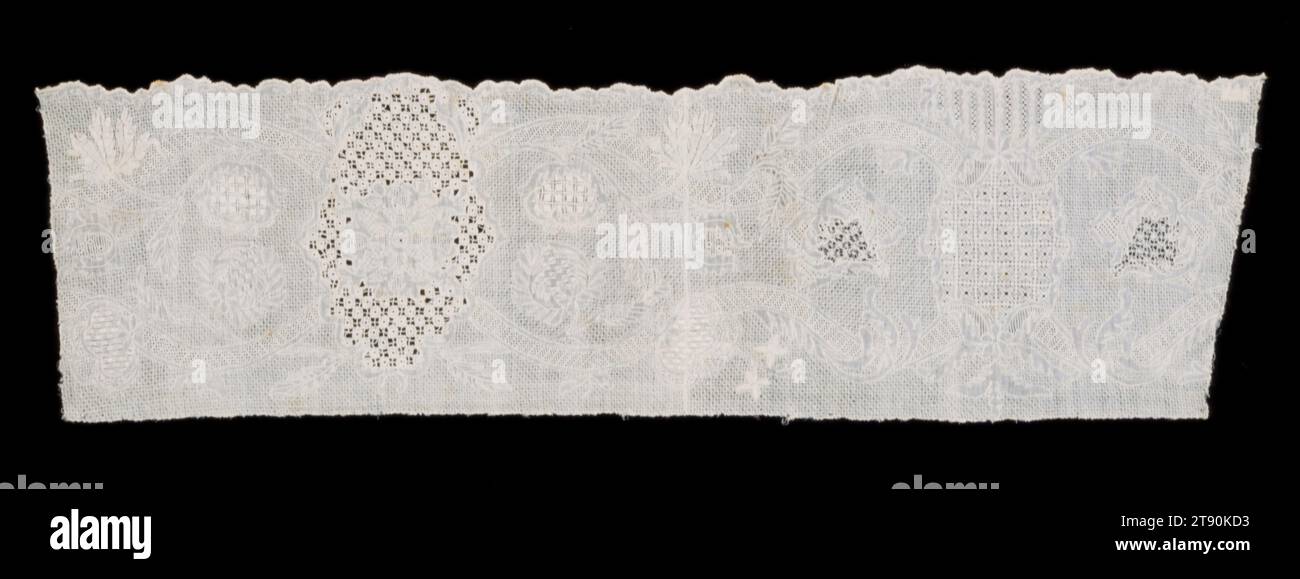 Flounce, 18th century, 26 5/8 x 7 5/8 in. (67.61 x 19.37 cm), Linen ...