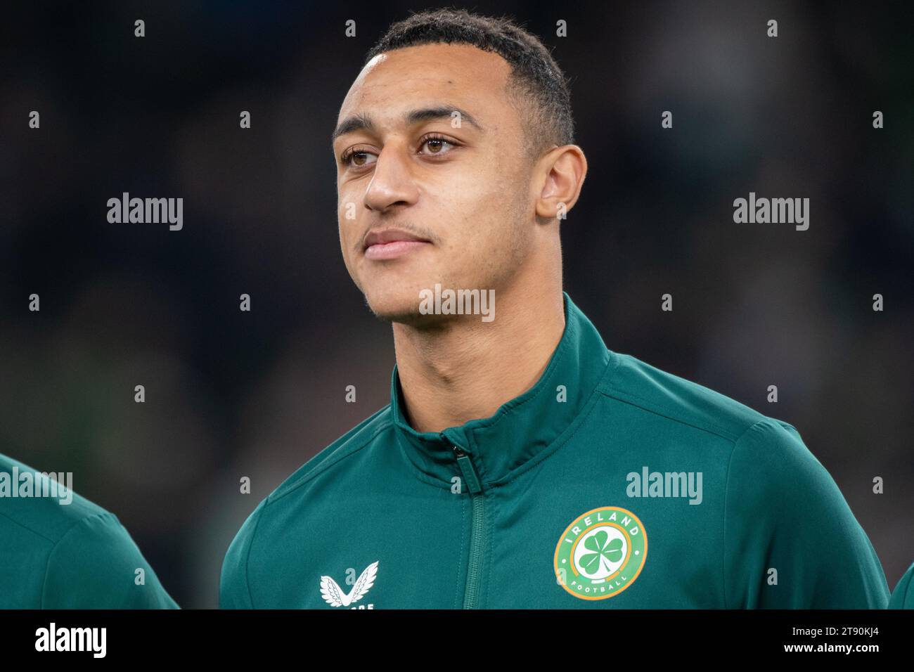 Dublin, Ireland. 21st Nov, 2023. Adam Idah of Ireland during the ...