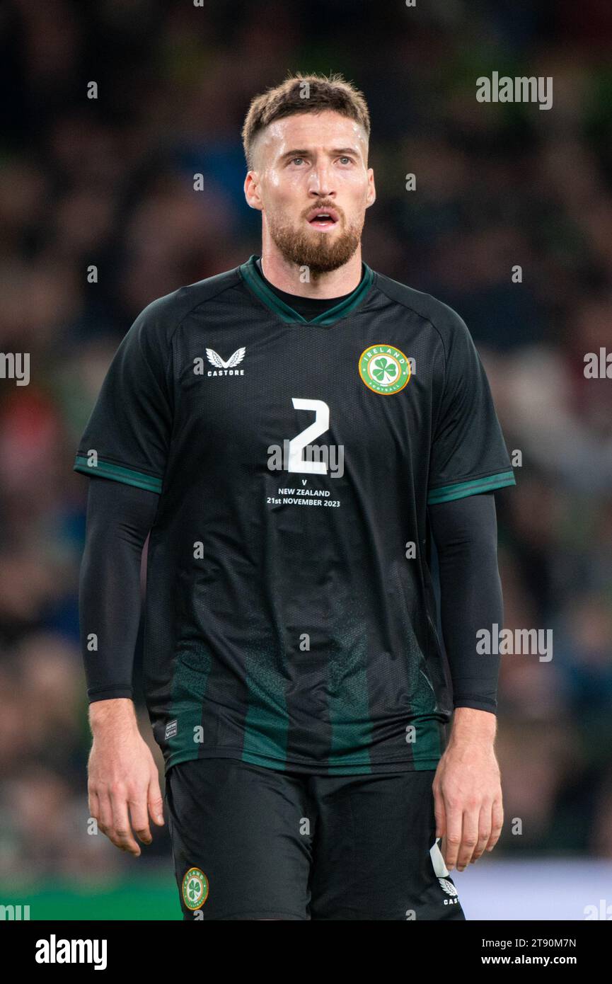 Dublin, Ireland. 21st Nov, 2023. Matt Doherty of Ireland during the ...