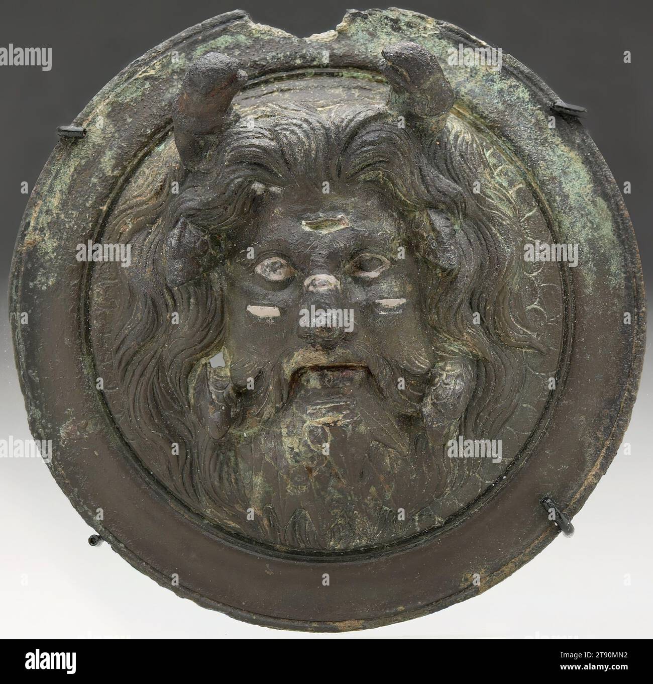 Boss with Head of Oceanus, 1st-2nd century, 4 1/2 in. (11.43 cm ...