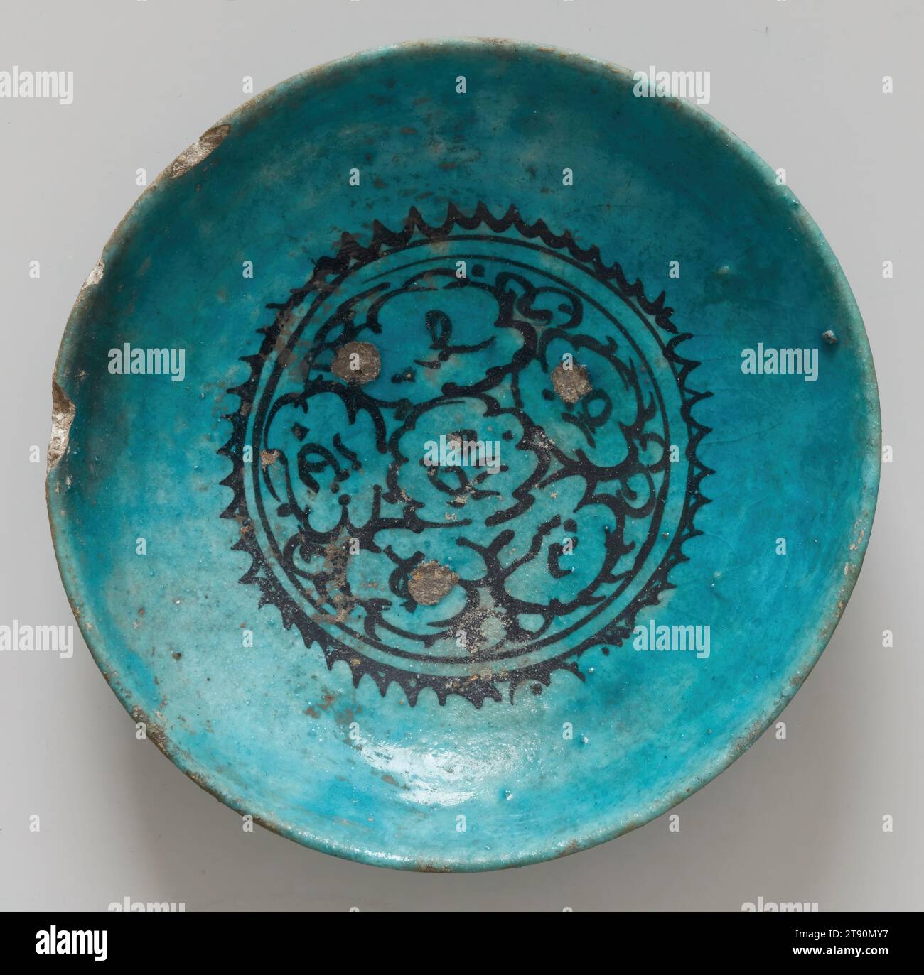 Plate, 17th century, Diam.6-1/2 in., Glazed ware, Turkey, 17th century ...