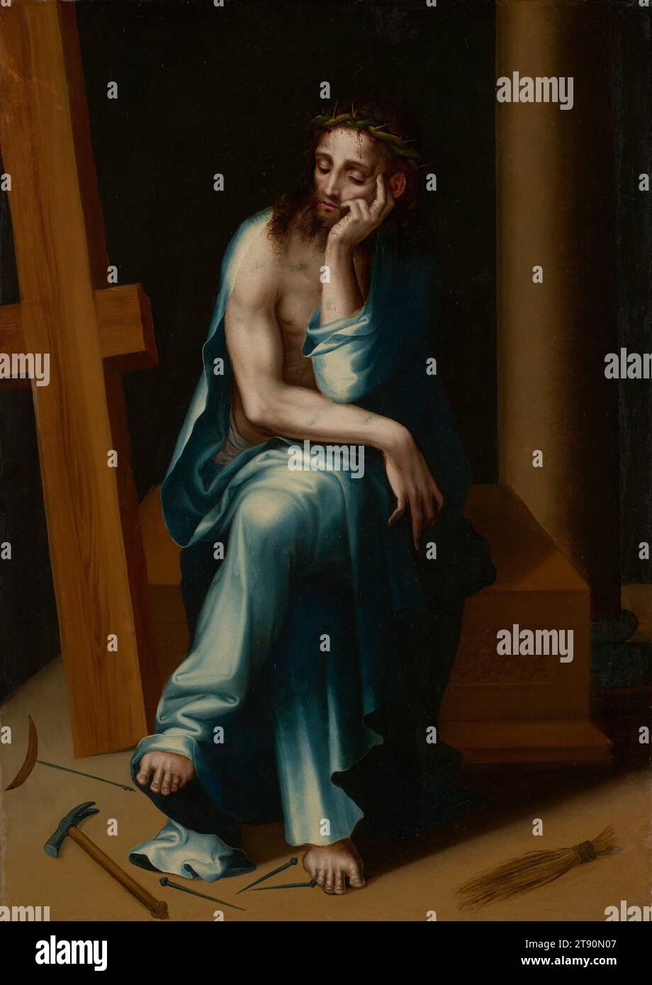 Jesus tied in cross hi-res stock photography and images - Alamy