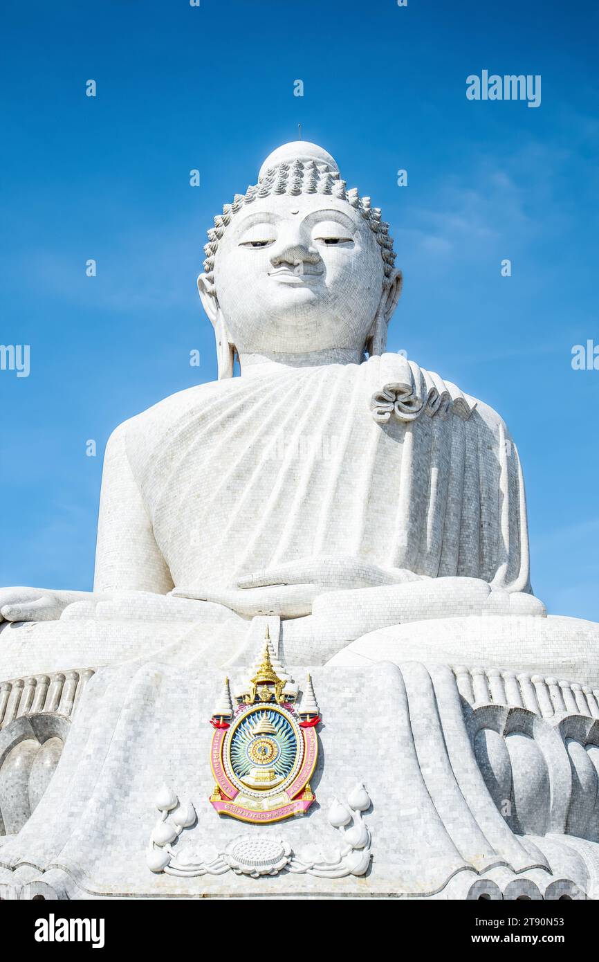 Phuket, Thailand - November 6, 2023: White marble Phuket Big Buddha ...