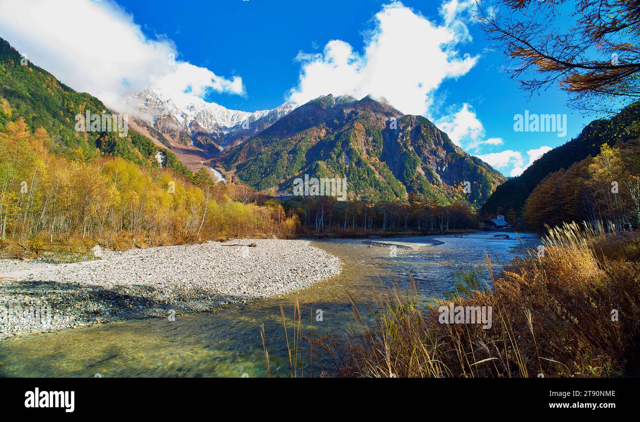 Kamikochi National Park in the Northern Japan Alps of Nagano Prefecture ...