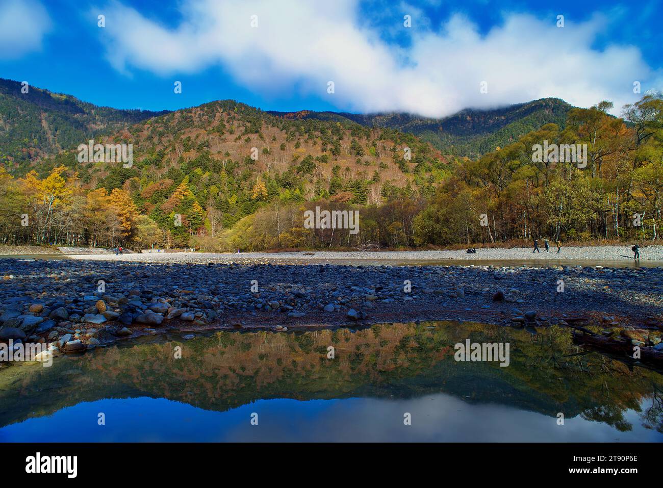 Kamikochi National Park in the Northern Japan Alps of Nagano Prefecture ...